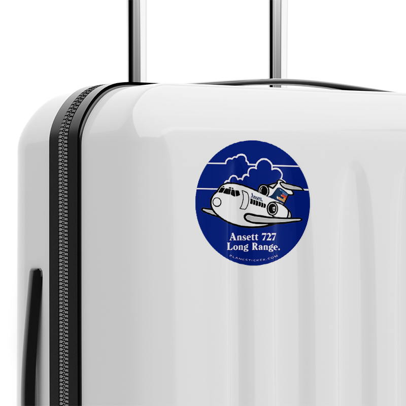 Ansett Boeing 727 Retro – Plane Sticker