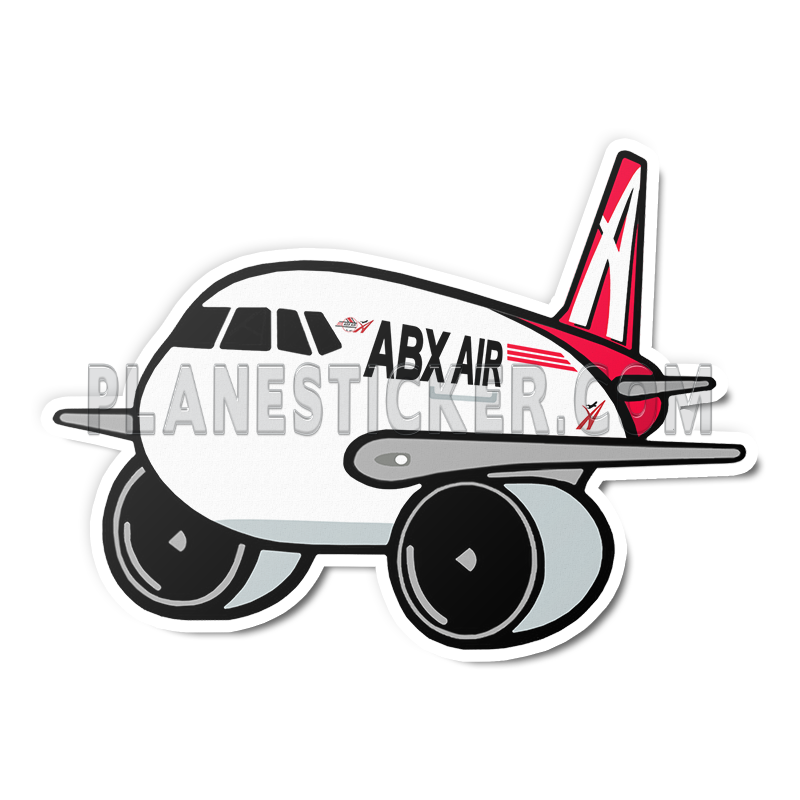 ABX Air Boeing 767F – Plane Sticker