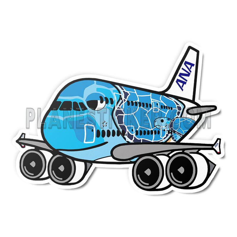 ANA Airbus A380 Hawaiian Sky – Plane Sticker