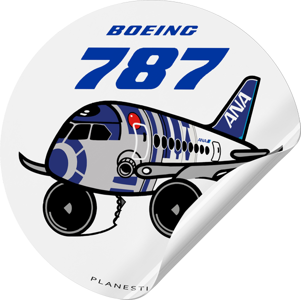 ANA Boeing 787 Star Wars R2D2 – Plane Sticker