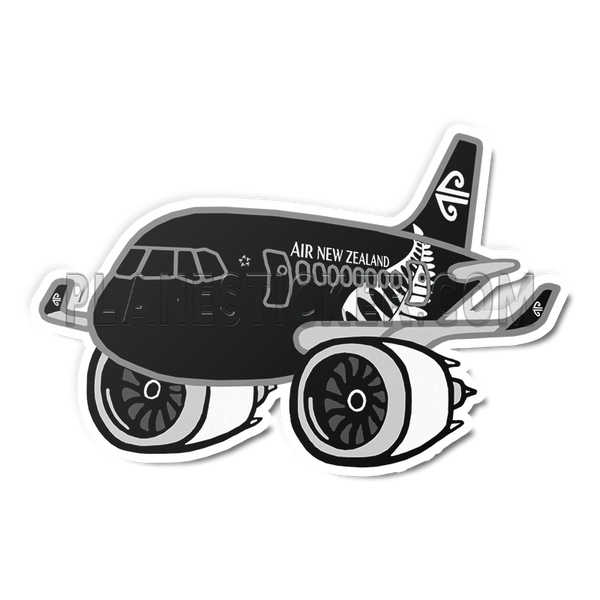 Air New Zealand Airbus A321 NEO "all black" – Plane Sticker