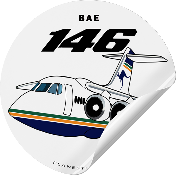 Australian BAE 146 – Plane Sticker