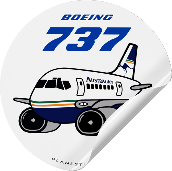 Qantas – Plane Sticker