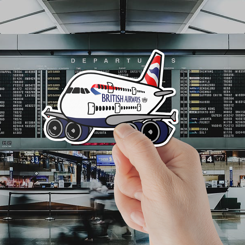 British Airways Airbus A380 – Plane Sticker