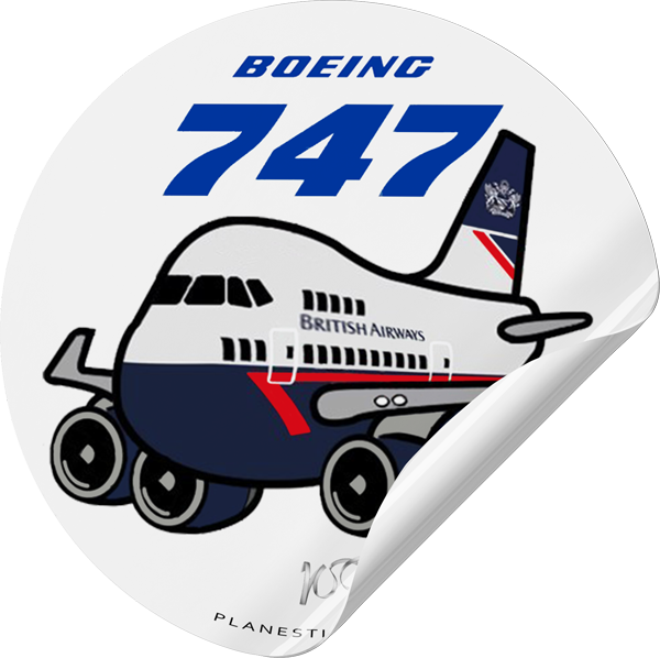 British Airways Boeing 747 Bundle – Plane Sticker