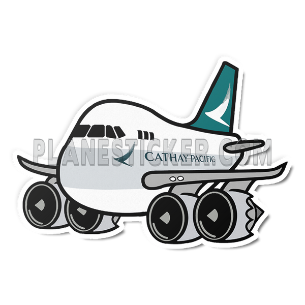 Cathay Pacific Boeing 747-8F – Plane Sticker