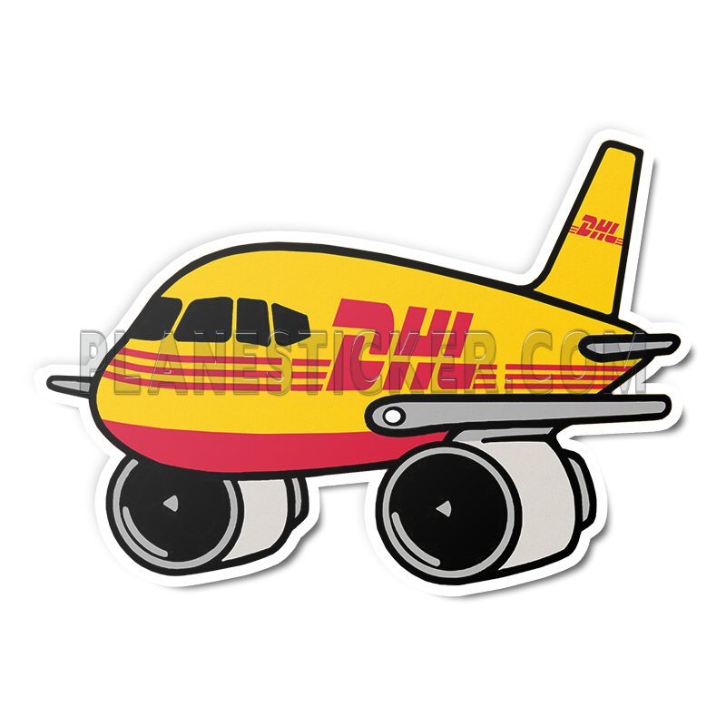 DHL Boeing 757F – Plane Sticker