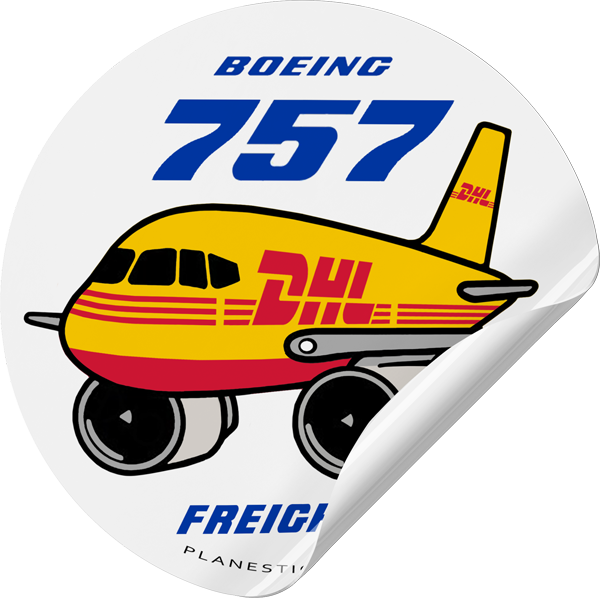 DHL Boeing 757F – Plane Sticker