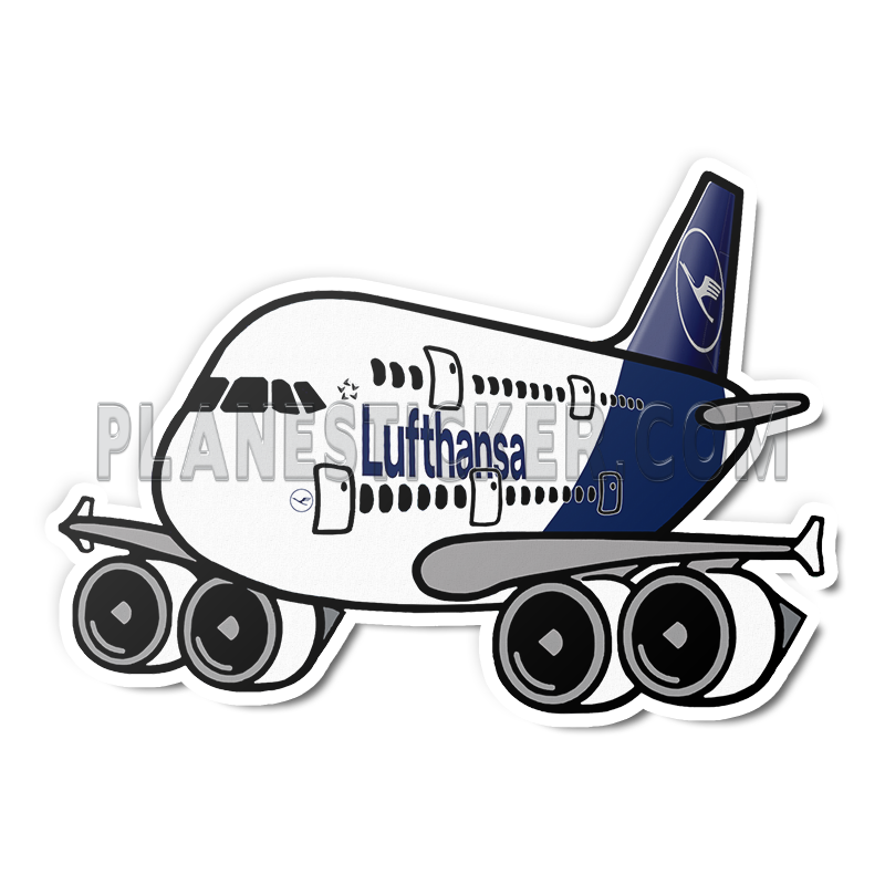 Lufthansa Airbus A380 – Plane Sticker
