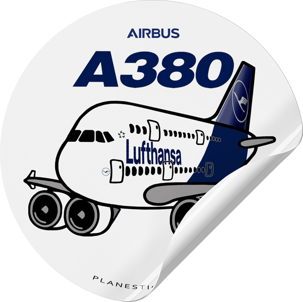 Lufthansa Airbus A380 – Plane Sticker