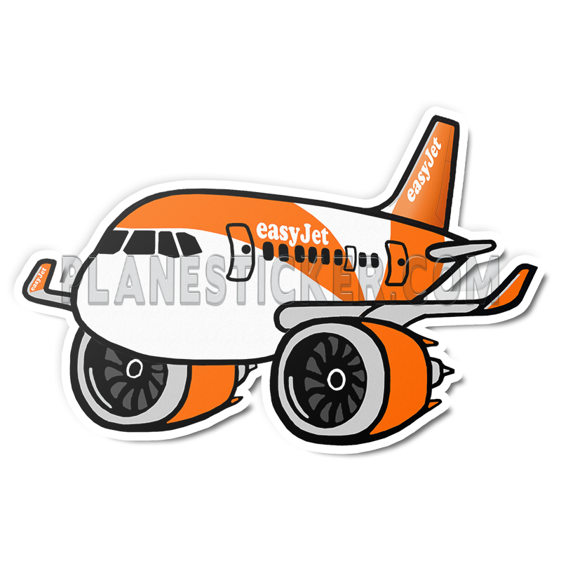 EasyJet Airbus A321 NEO – Plane Sticker