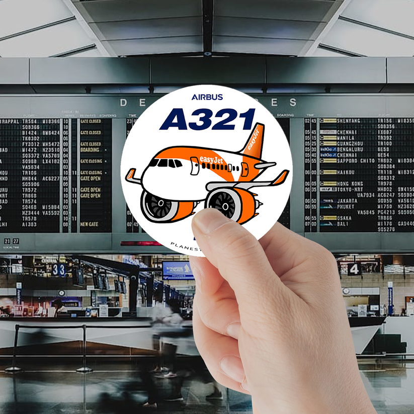 EasyJet Airbus A321 NEO – Plane Sticker