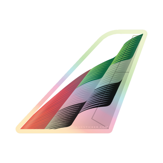Emirates Tail – Plane Sticker