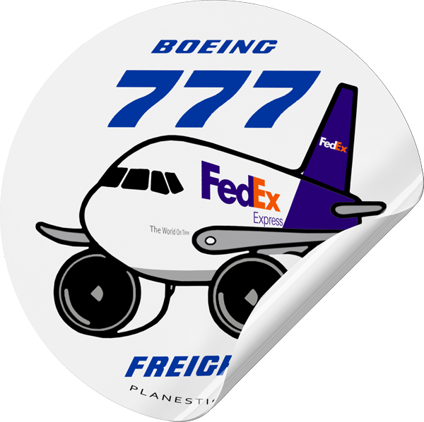 FedEx Boeing 777F – Plane Sticker