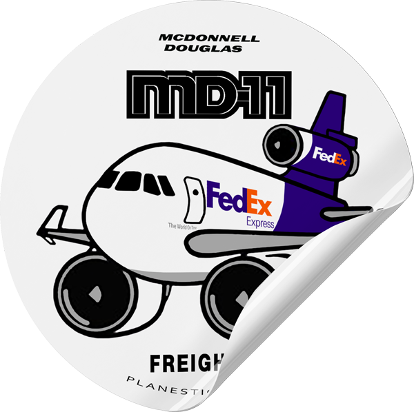 FedEx MD11F – Plane Sticker