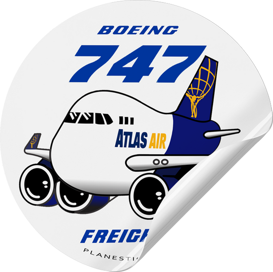 Atlas Air Boeing 747-400F – Plane Sticker
