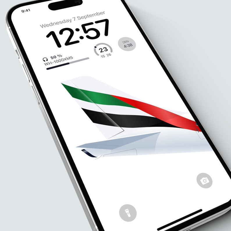Emirates iPad / iPhone Wallpaper Set – Plane Sticker