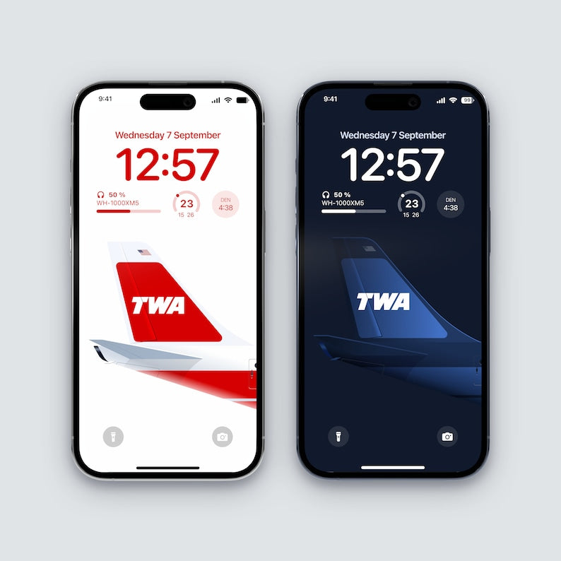 TWA - Trans World Airlines iPhone Wallpaper – Plane Sticker