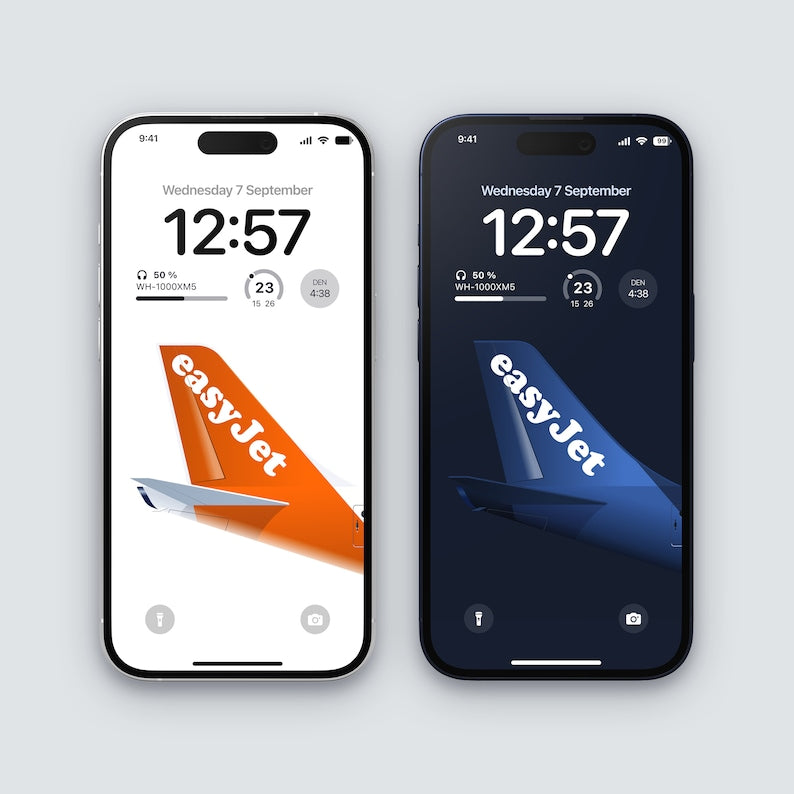 EasyJet iPhone Wallpaper – Plane Sticker