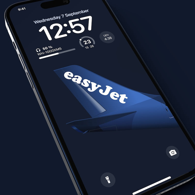 EasyJet iPhone Wallpaper – Plane Sticker
