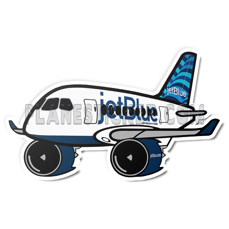 JetBlue Airways Airbus A220 – Plane Sticker