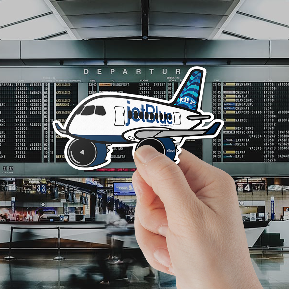 JetBlue Airways Airbus A220 – Plane Sticker