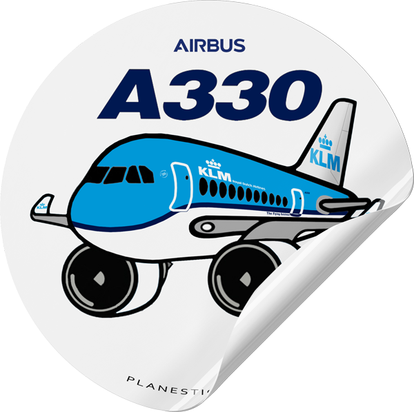 KLM Airbus A330 – Plane Sticker