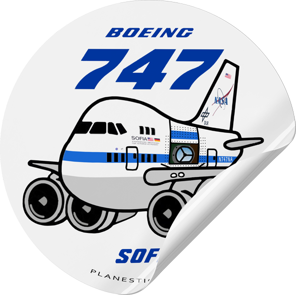 NASA Boeing 747 SOFIA – Plane Sticker