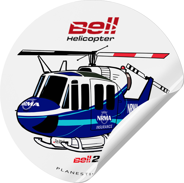 NRMA Bell Helicopter B212 – Plane Sticker