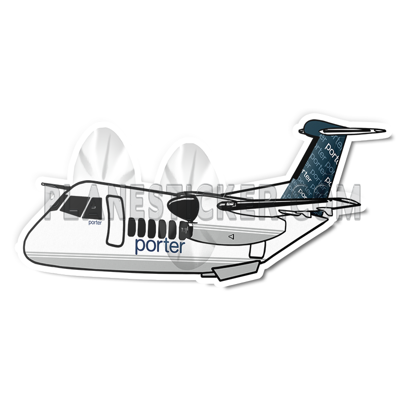 Porter Dash 8 Q400 – Plane Sticker
