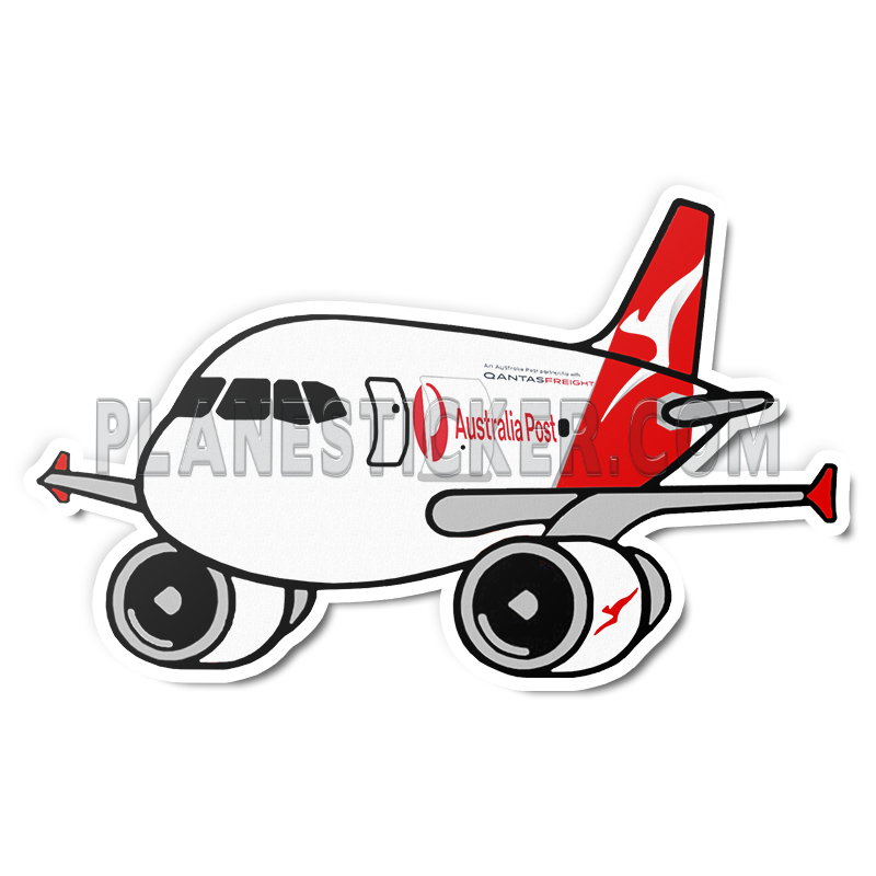 Qantas Freight Airbus A321F – Plane Sticker