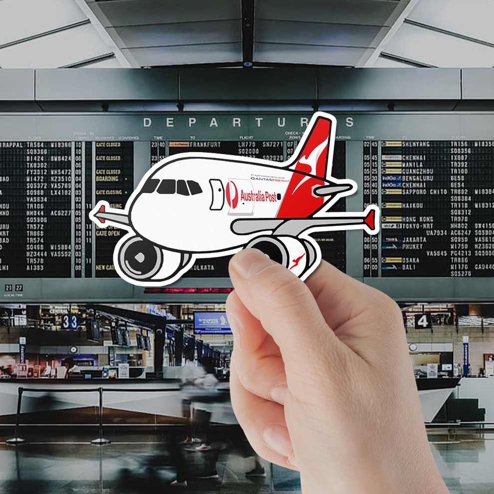 Qantas Freight Airbus A321F – Plane Sticker