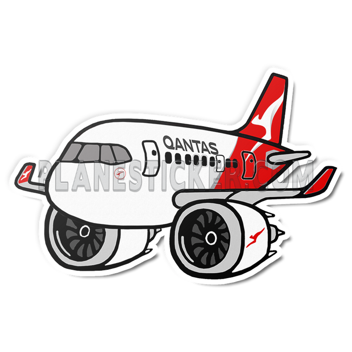 Qantas – Plane Sticker