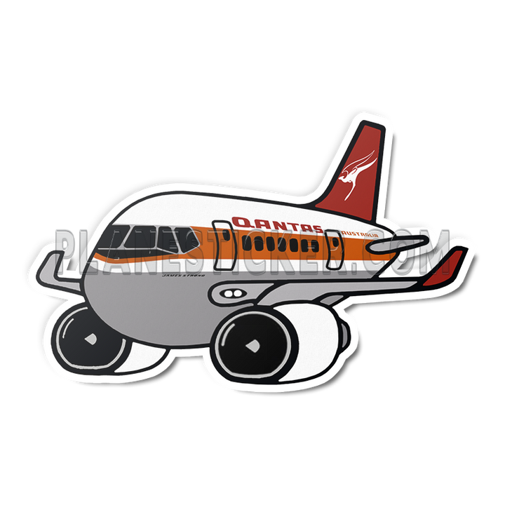 Qantas – Plane Sticker