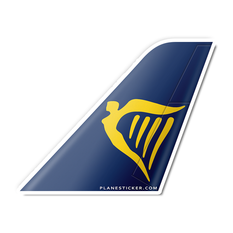 Ryanair Tail – Plane Sticker