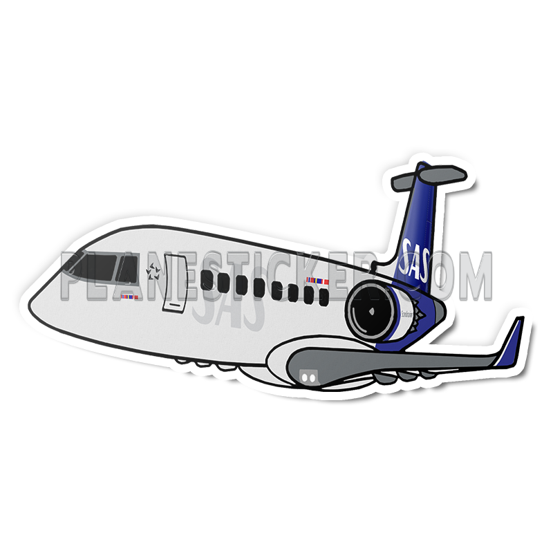 SAS Scandinavian Bombardier CRJ-900 – Plane Sticker