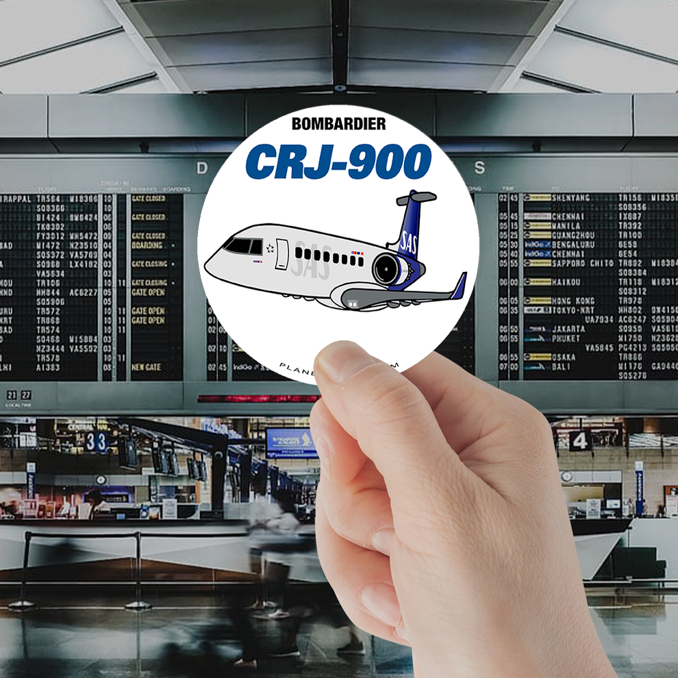 SAS Scandinavian Bombardier CRJ-900 – Plane Sticker