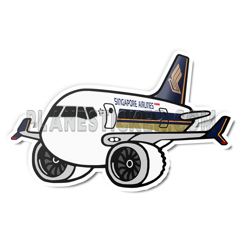 Singapore Airlines Boeing 737 MAX – Plane Sticker