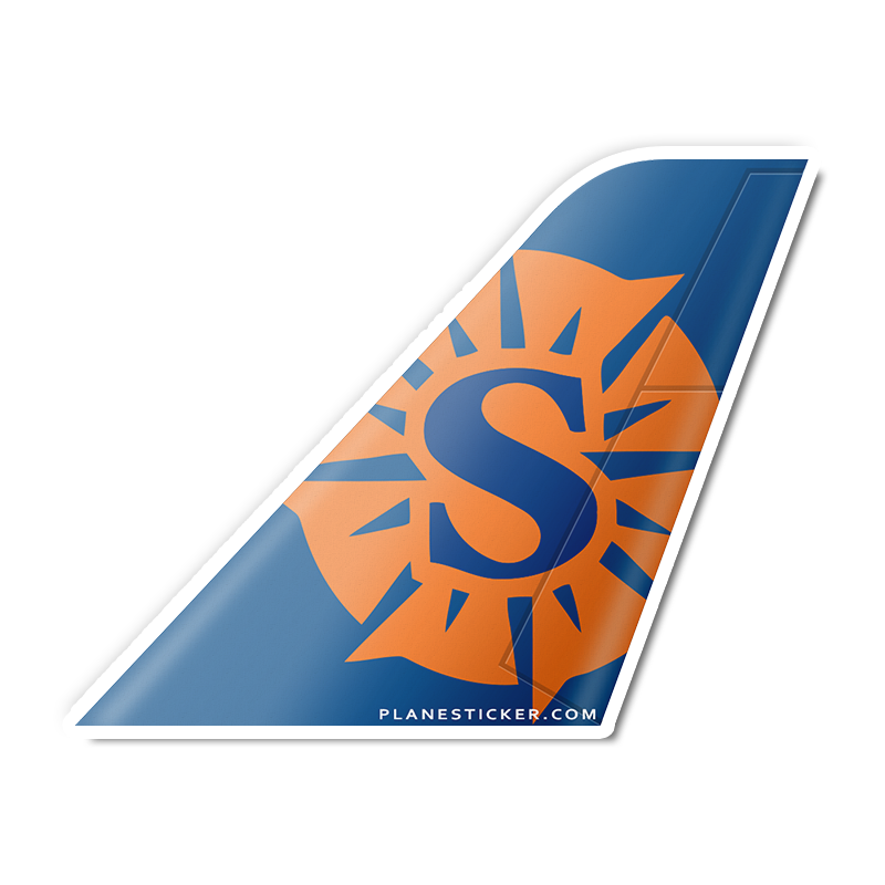 Sun Country Tail – Plane Sticker