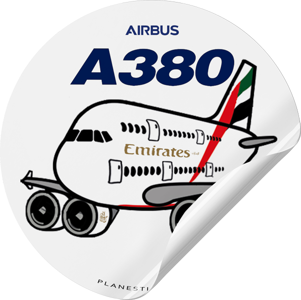 Emirates Airbus A380 – Plane Sticker
