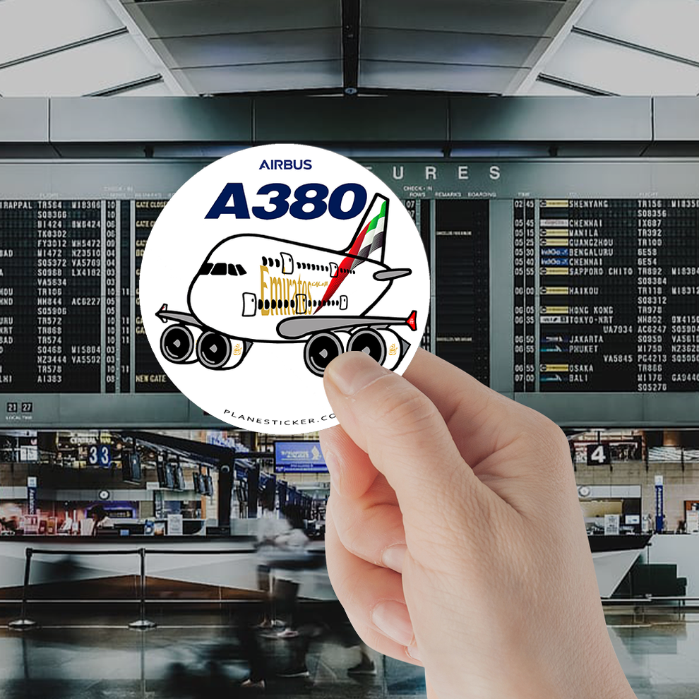 Emirates Airbus A380 – Plane Sticker