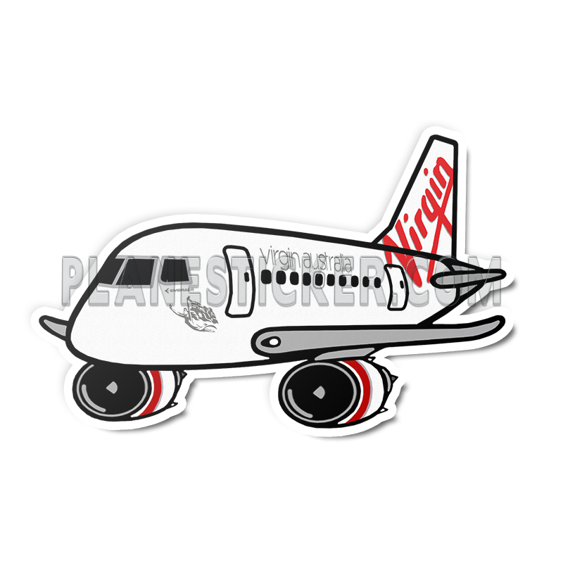 Virgin Australia Embraer E190 E2 – Plane Sticker