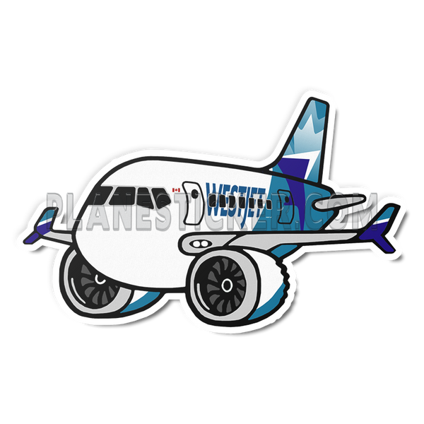 WestJet Boeing 737 MAX – Plane Sticker